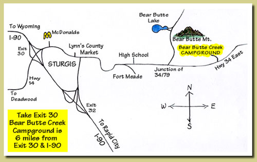 Maps – BearButteCreekCampground.com